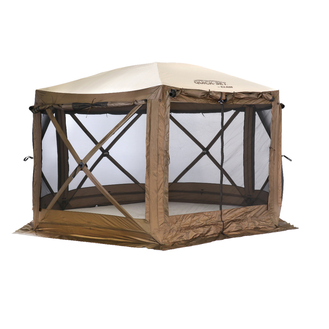 Clam Pavilion Screen Tent with Wind Panels - RMH RV Parts