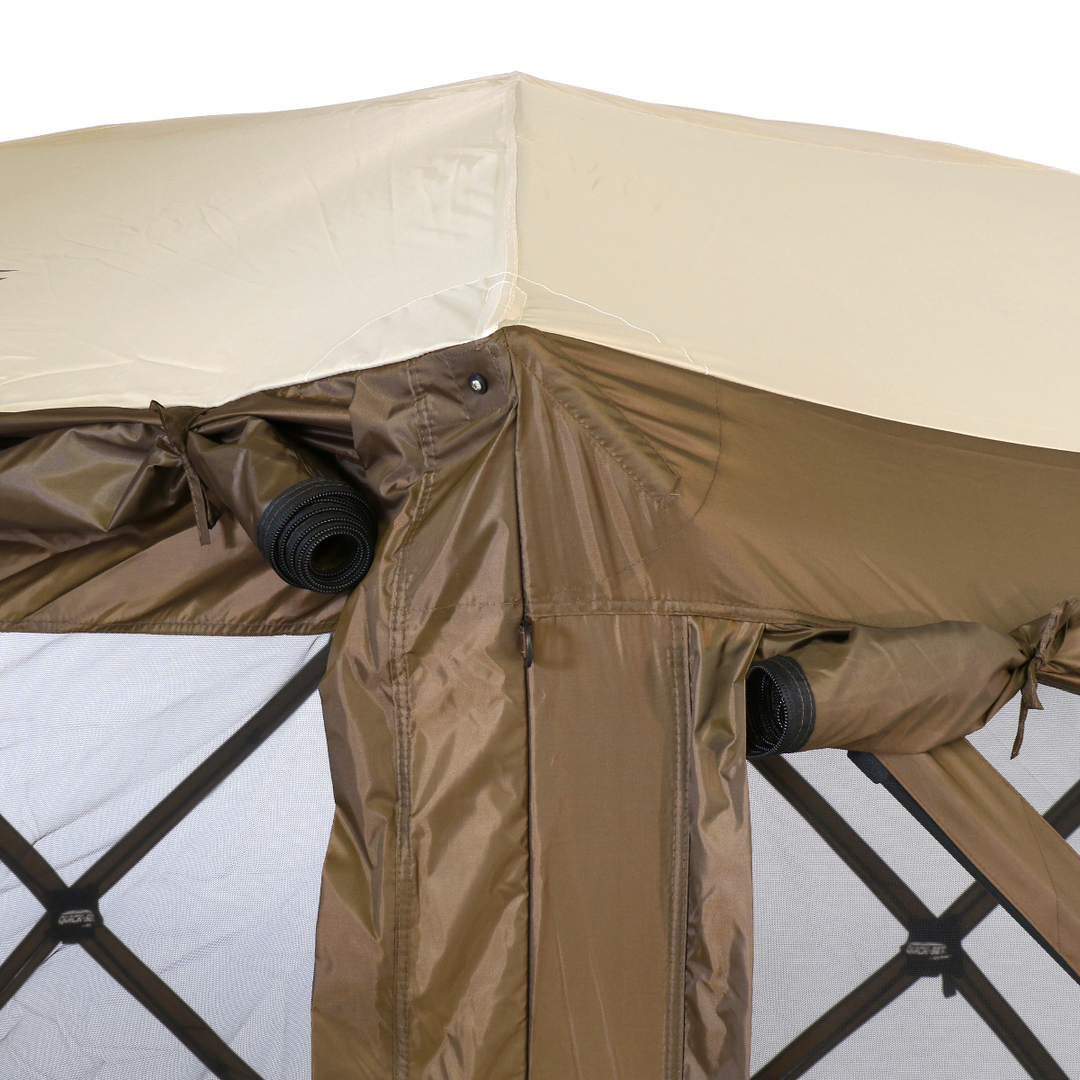 Clam Pavilion Screen Tent with Wind Panels - RMH RV Parts